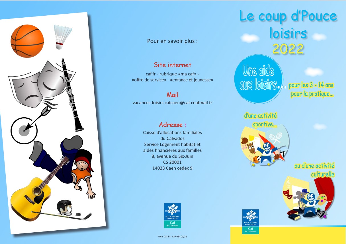 Le coup d'Pouce loisirs et le Pass Sport - Collège Fernand Léger