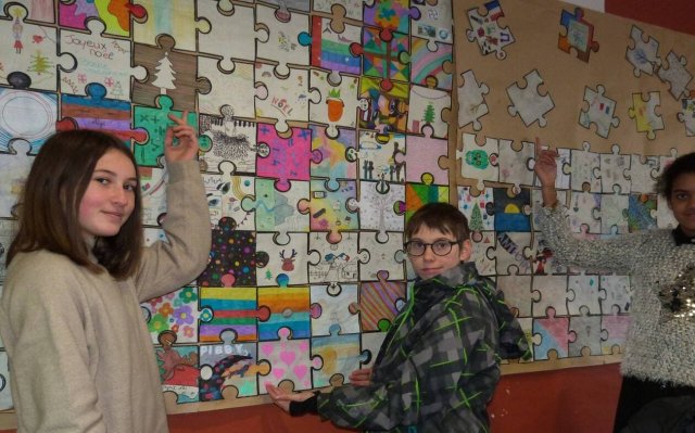 Oeuvre collective - Collège Fernand Léger